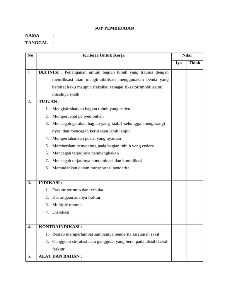 Form Penilaian Ujian PPGD | PDF