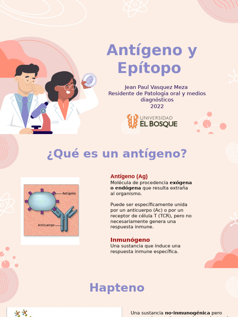 Antígeno y Epítopo | PDF