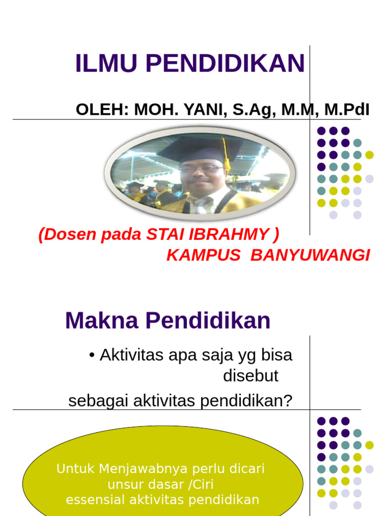 Ilmu Pendidikan | PDF