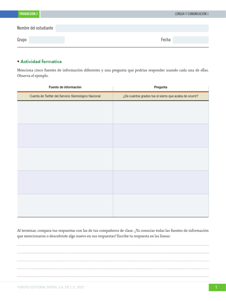 Actividad Formativa: Nombre Del Estudiante Grupo Fecha | PDF