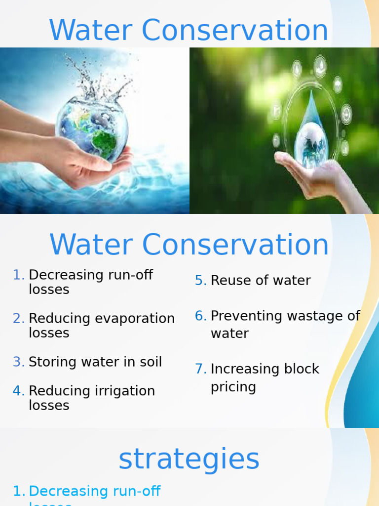 Water Conservation | PDF
