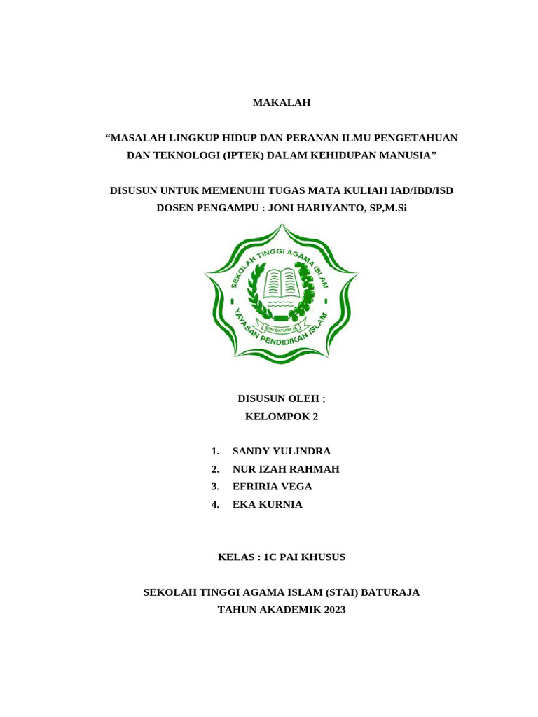 MAKALAH IAD KEL.2 TerrrNew | PDF