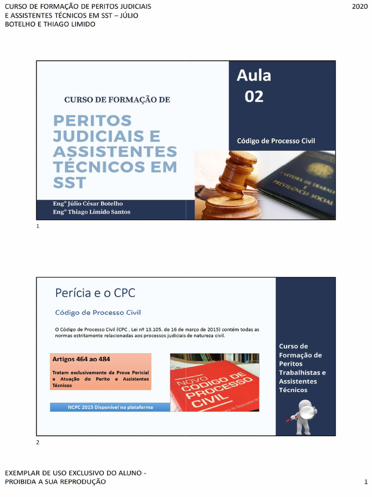 Apostila Aula 2 - Código de Processo Civil | PDF
