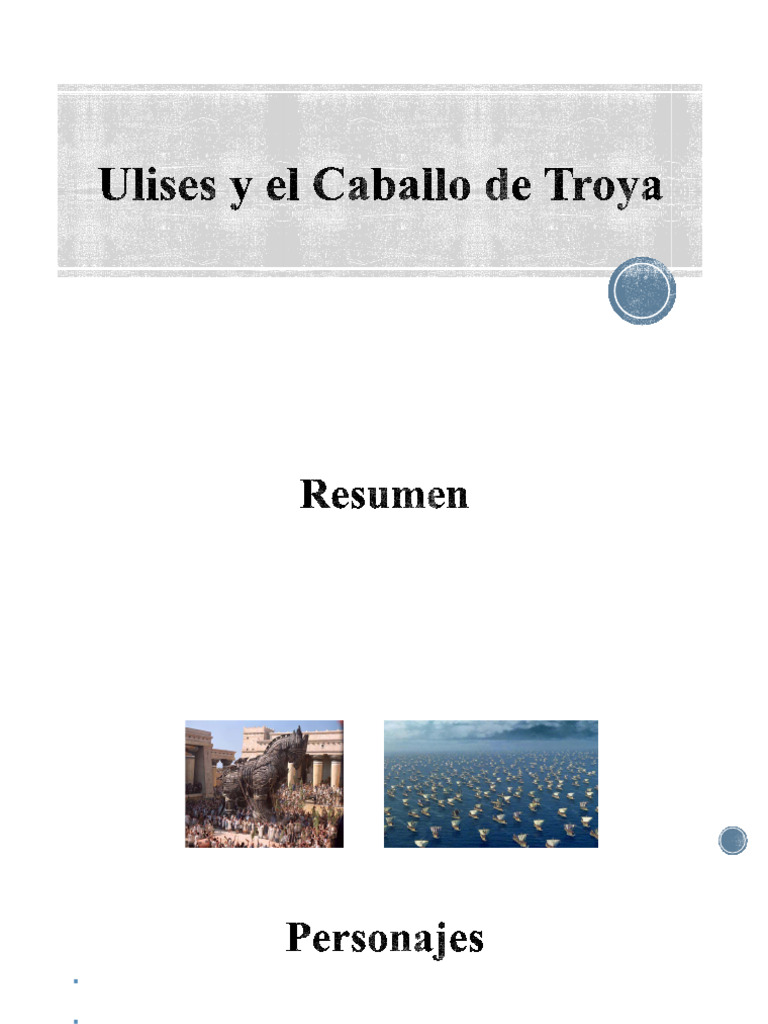 Ulises y El Caballo de Troya | PDF