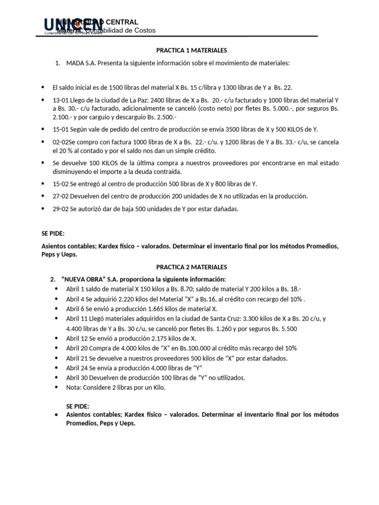 Practica Materiales 2024 | PDF