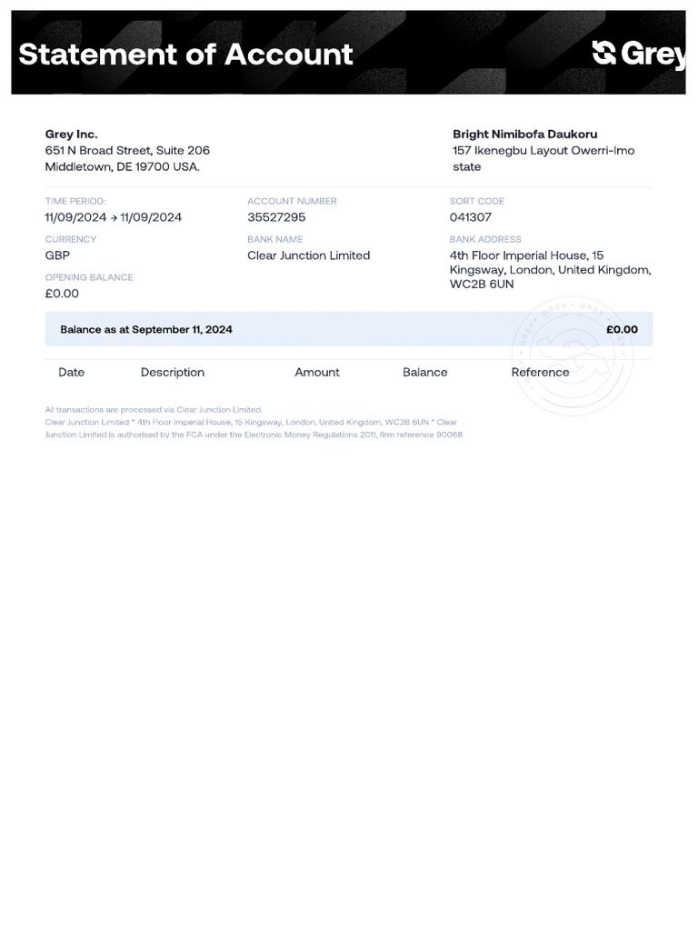 Account Statement | PDF