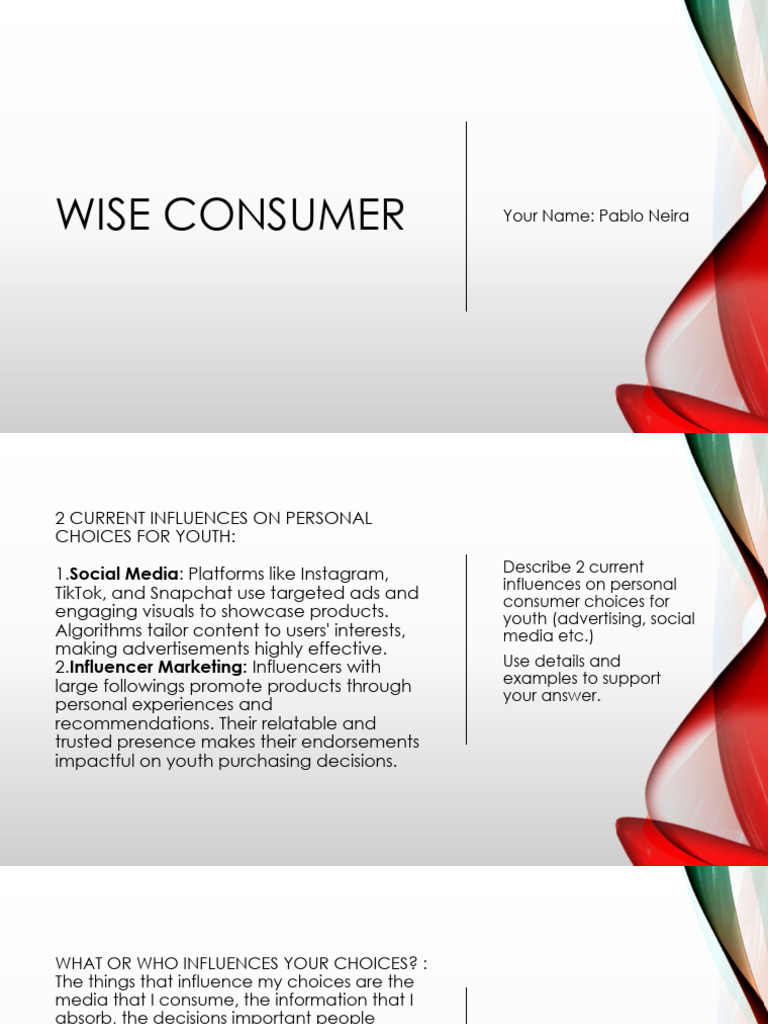 Wise Consumer - Template | PDF