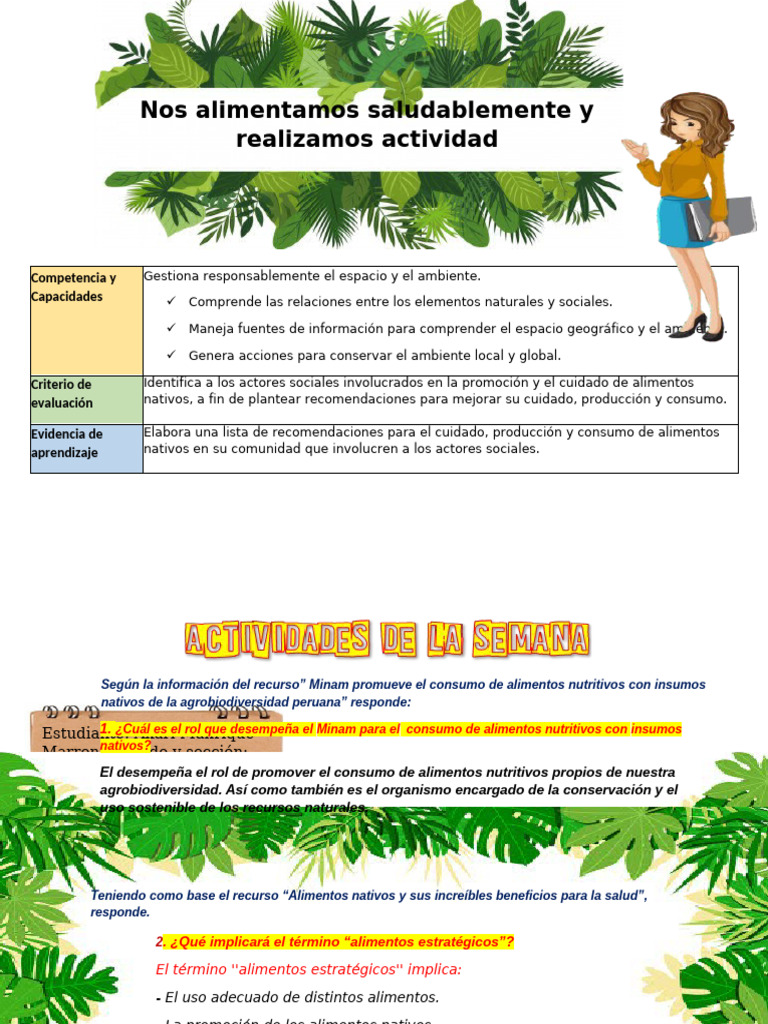 Nos Alimentamos Saludablemente y Realizamos Actividad Akari | PDF