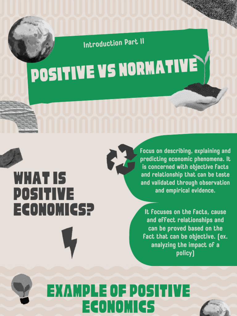 POSITIVE vs. NORMATIVE | PDF