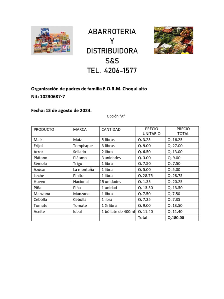 Cot 16-07-2024 Choqui Alto | PDF