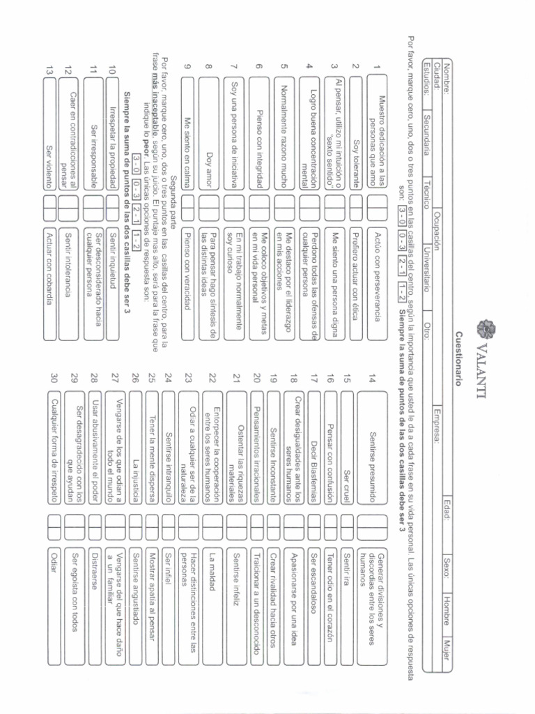 PRUEBA VALANTI 24 Sept | PDF
