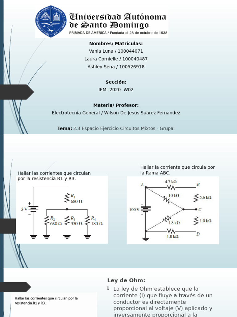 Practica Circuitos Mixtos | PDF