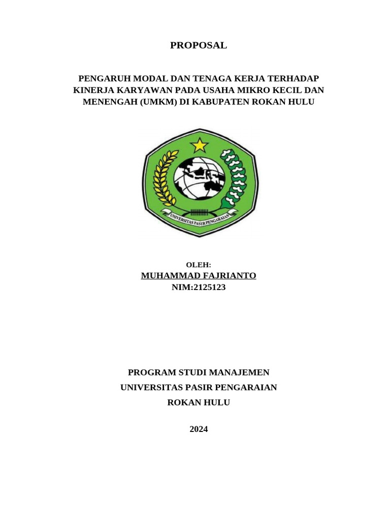 Proposal Penelitian Bab I - 3 | PDF