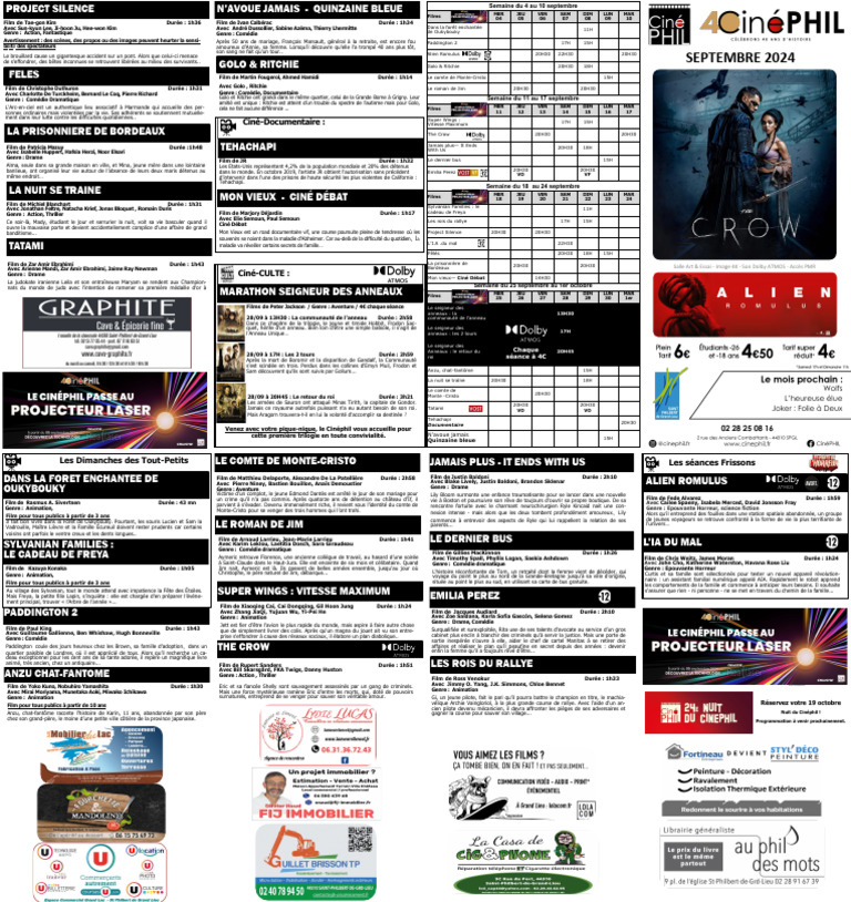 Programme SEPTEMBRE 2024 VF-20240813-130741 | PDF