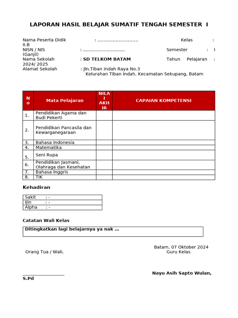 Format Raport STS-1 | PDF