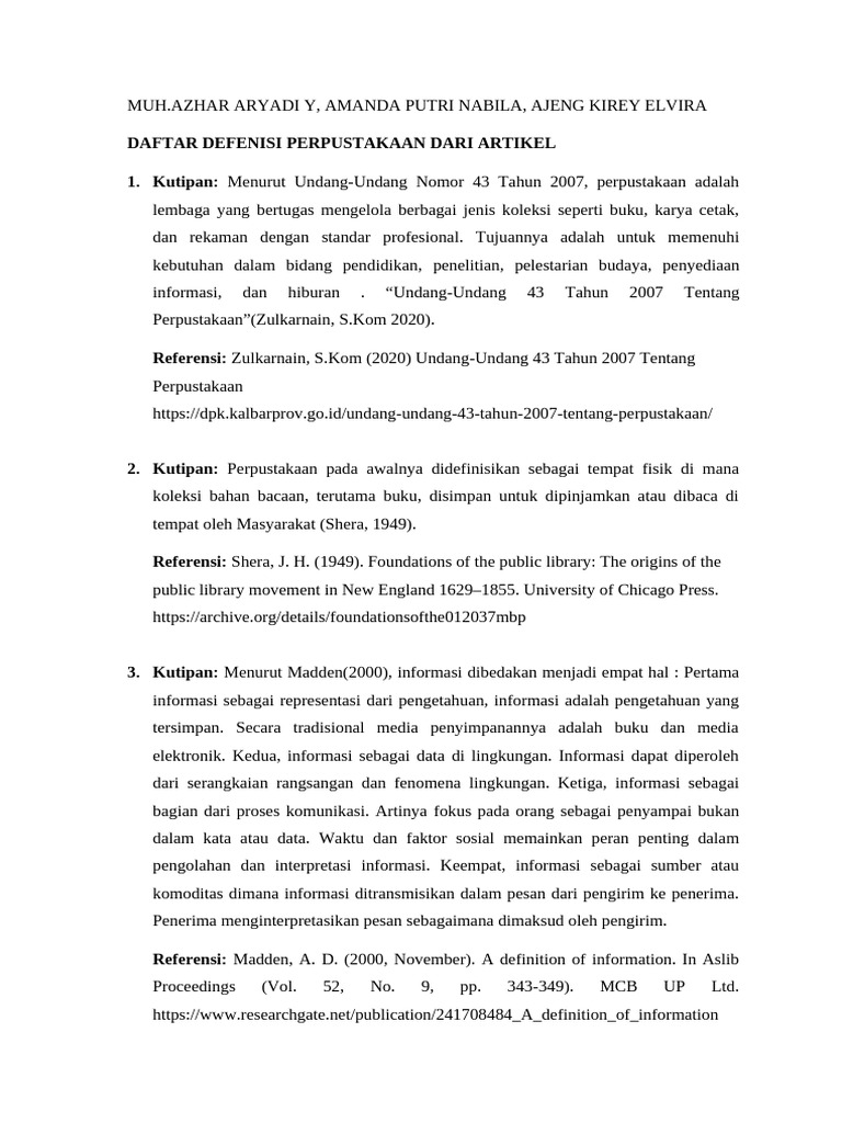 Definisi KLP Azhar Amanda | PDF