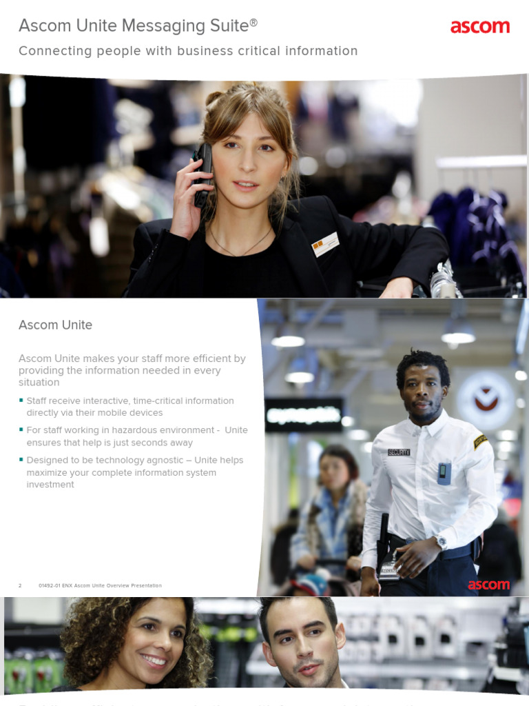 Ascom Unite Overview PK | PDF