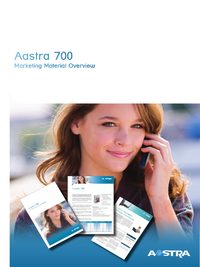 Aastra 700 Marketing Material Overview 110523 | PDF