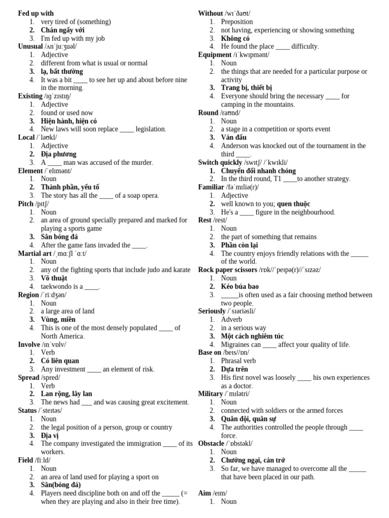 UNIT1 T V NG B Sung | PDF