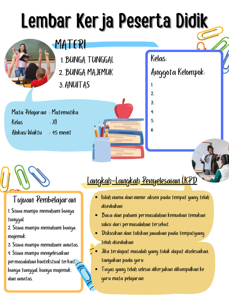 LKPD Bunga Tunggal, Bunga Majemuk, Dan Anuitas | PDF