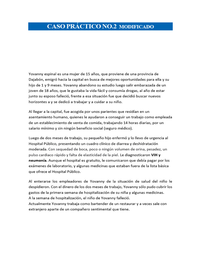 Caso Práctico No.2 | PDF