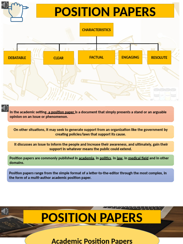 Writing a Position Paper | PDF