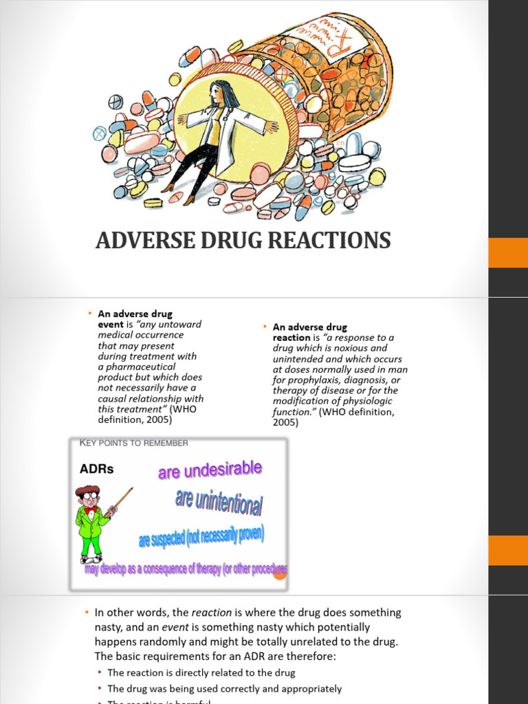 Adverse Drug Reactions | PDF