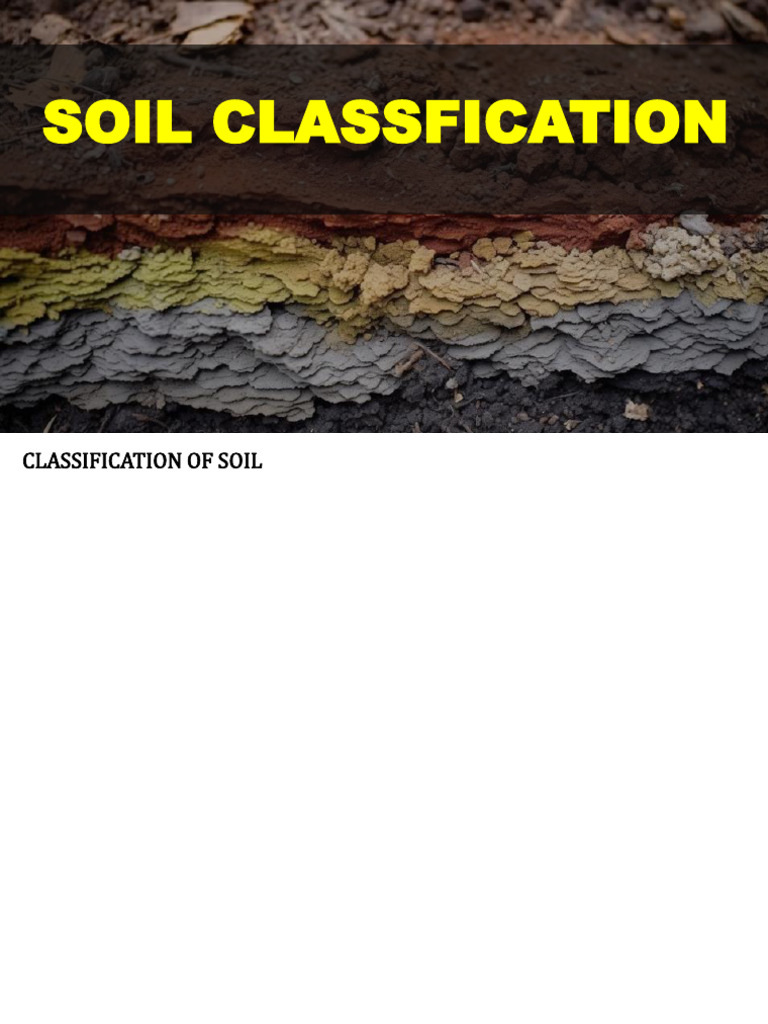 3 Soil Classification | PDF