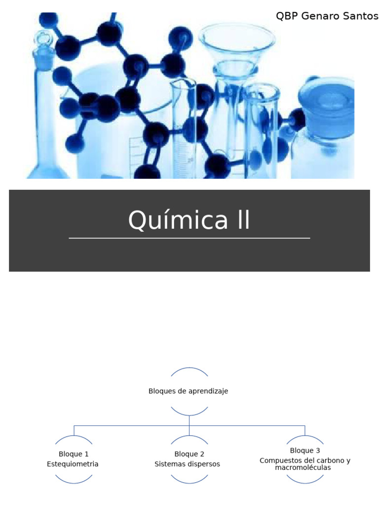 Bloque 1 Quím 2 | PDF