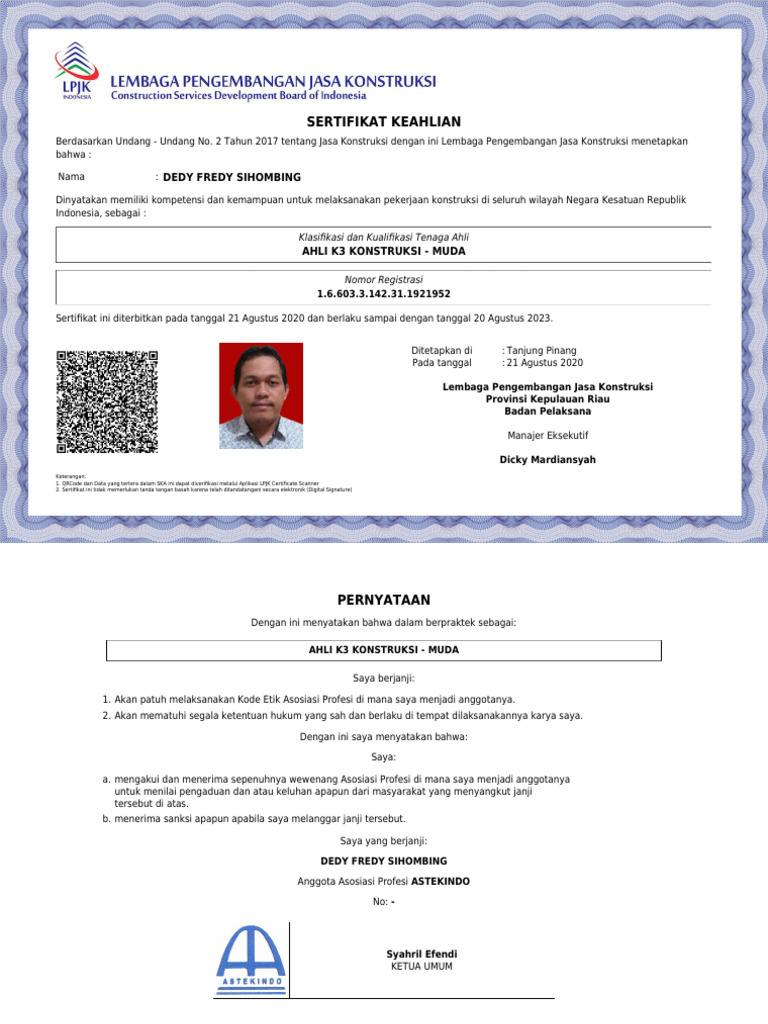 SKA-DEDY FREDY SIHOMBING-AL603-Muda | PDF