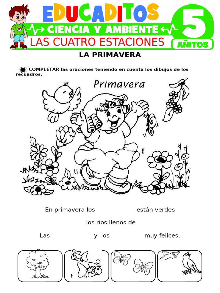 Las Cuatro Estaciones para Ninos de 5 Anos | PDF