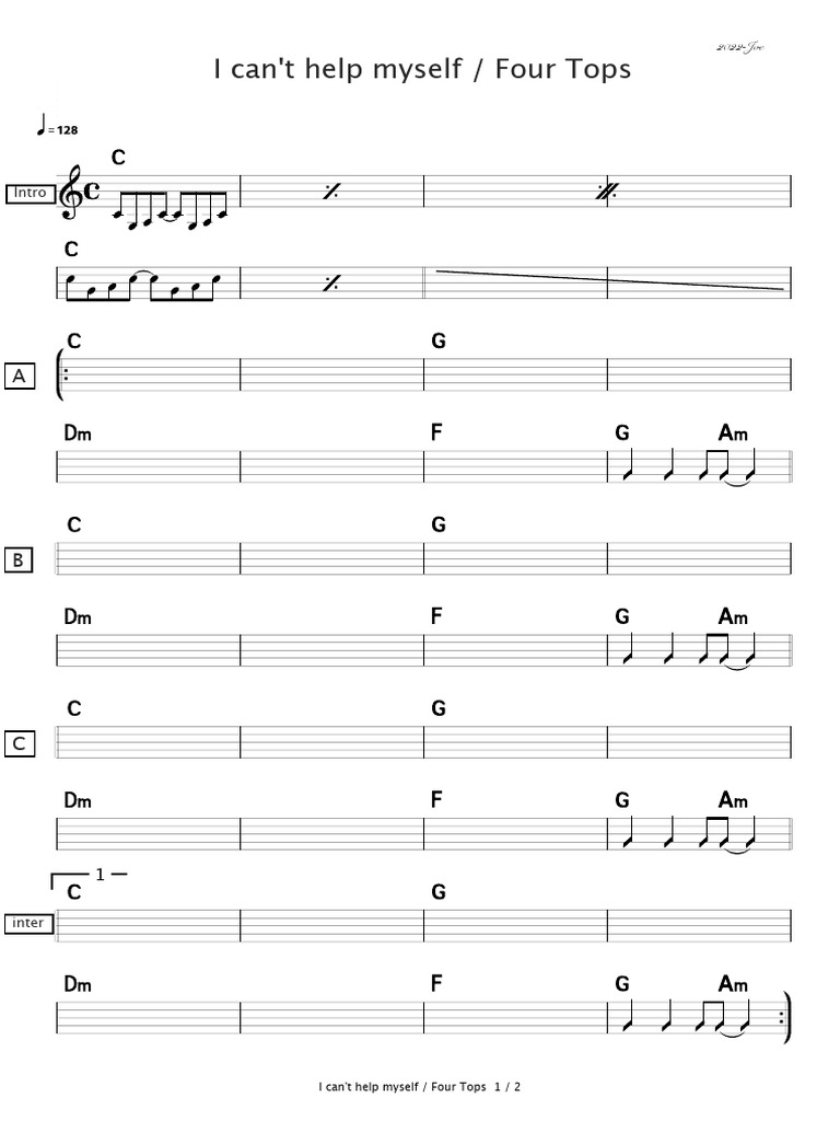 I Can't Help Myself - Score 2 | PDF