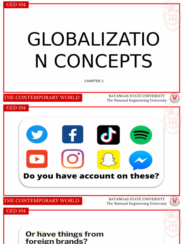 Globalization Chapter 1 | PDF