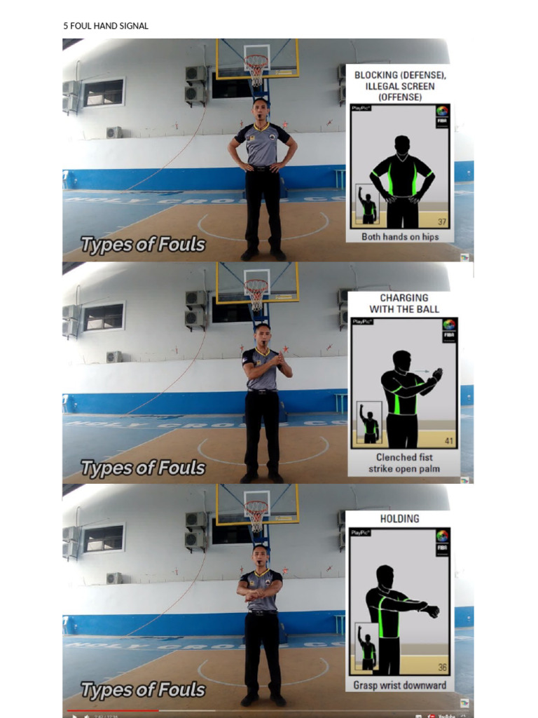 5 FOUL HAND SIGNAL | PDF