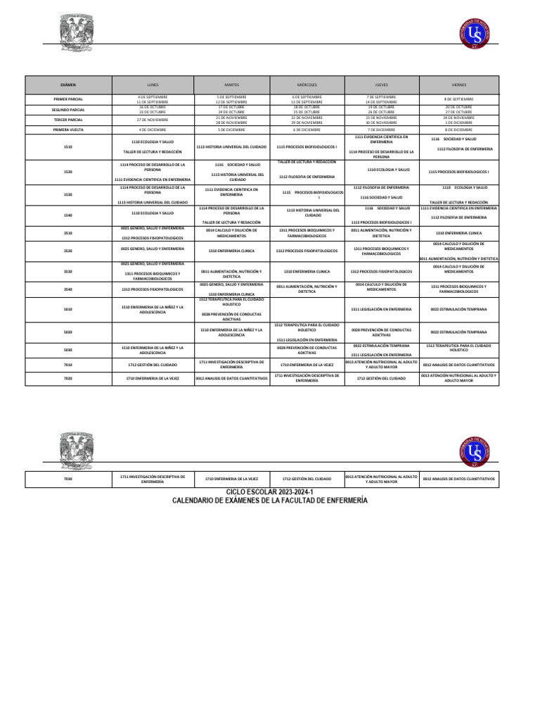 Calendario de examenes ordinarios y de primera 2023 | PDF Calendario de examenes ordinarios y de primera 2023 | PDF