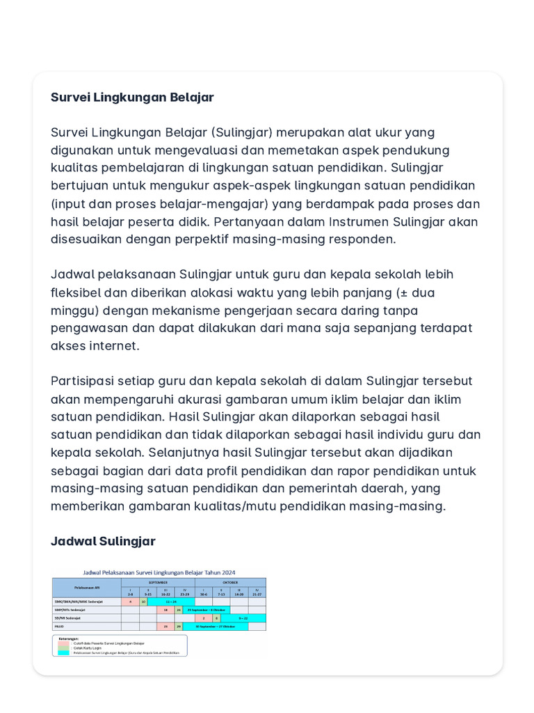 Dashboard Sulingjar V2 | PDF