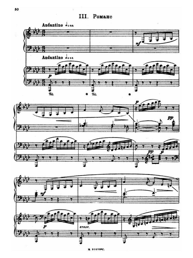 Suite For 2 Pianos | PDF