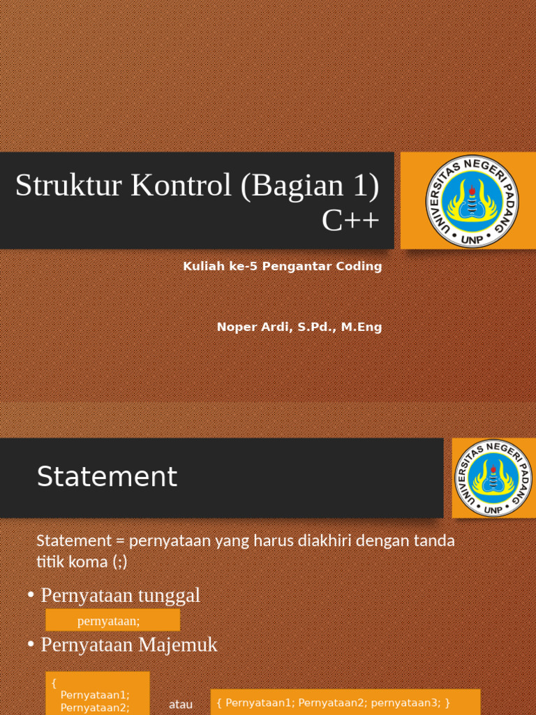pertemuan 5_kondisi Pemilihan | PDF