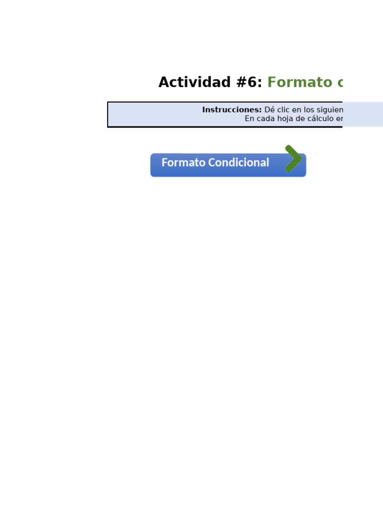 Actividad6 FormatoCondicionalyvalidaciones | PDF