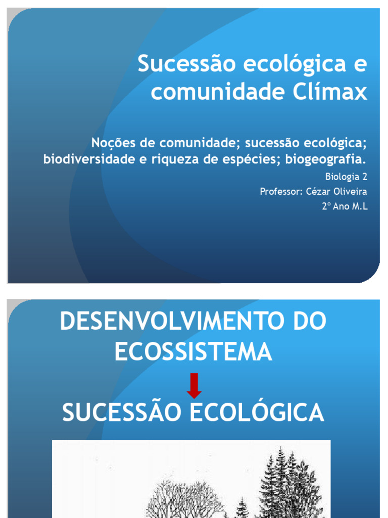 Capítulo 22 - Sucessão ecológica | PDF
