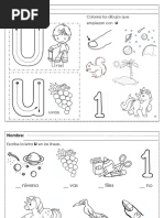 Letras Tortuga Mono y Jirafa | PDF