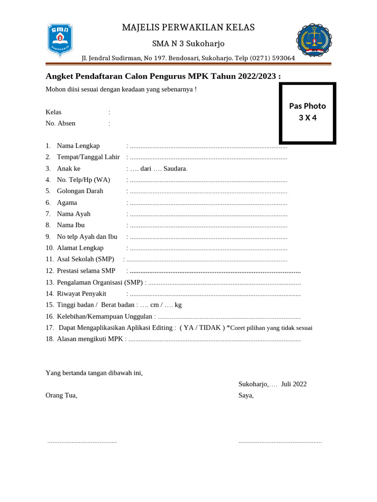 Recruitment MPK | PDF