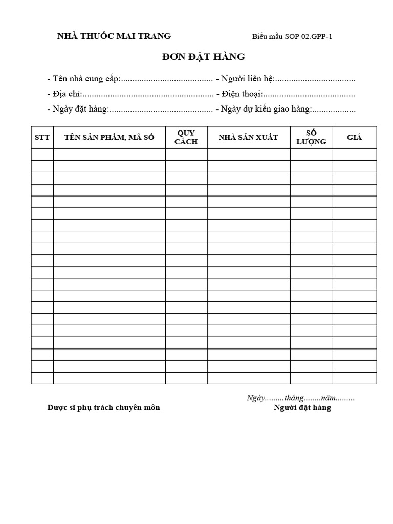 20 SO DAT HANG | PDF