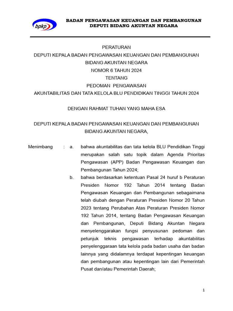 Nomor 6 Tahun 2024 | PDF