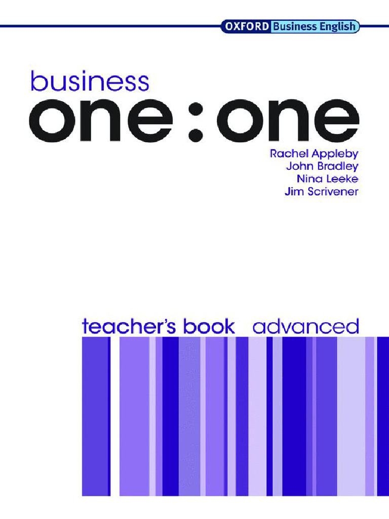 Toaz - Info Business One One Advanced Teacherx27s Book PR | PDF