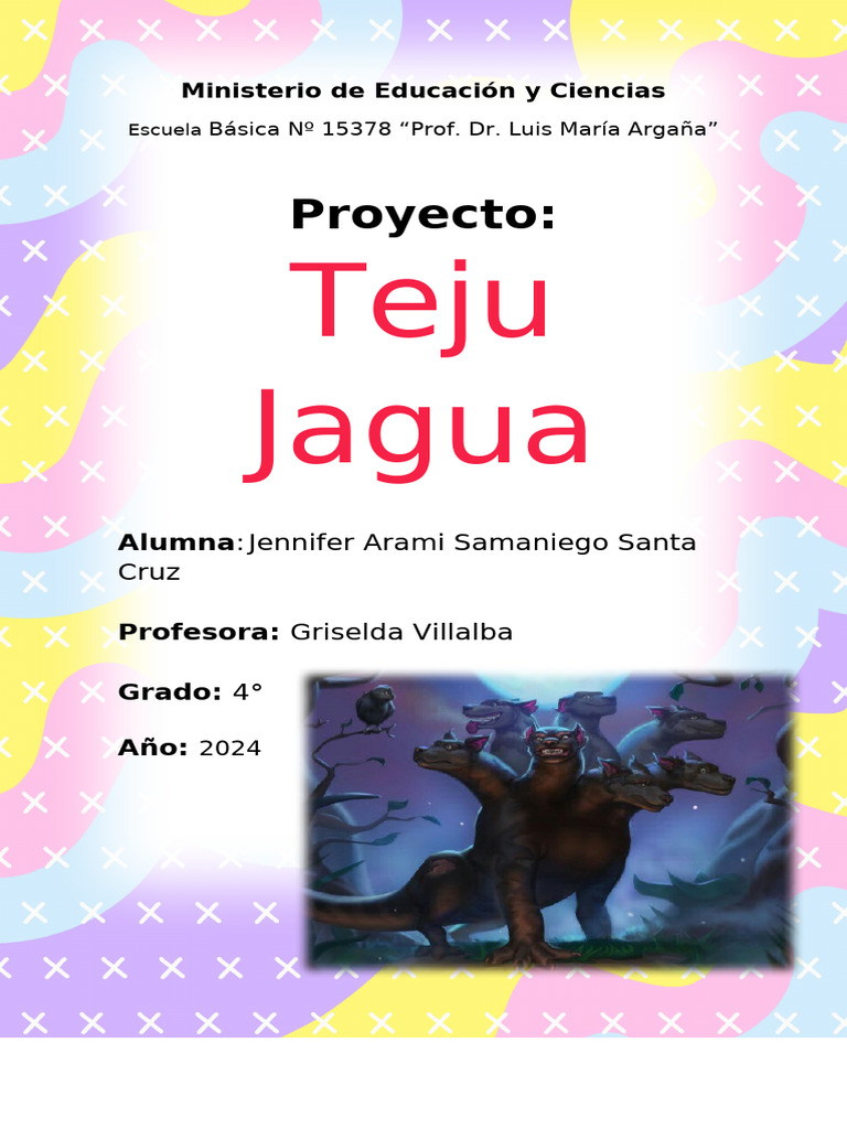 TRABAJO COMPLETO TEJU JAGUA | PDF