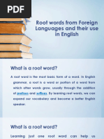 The Root Word Dict, Dic | PDF