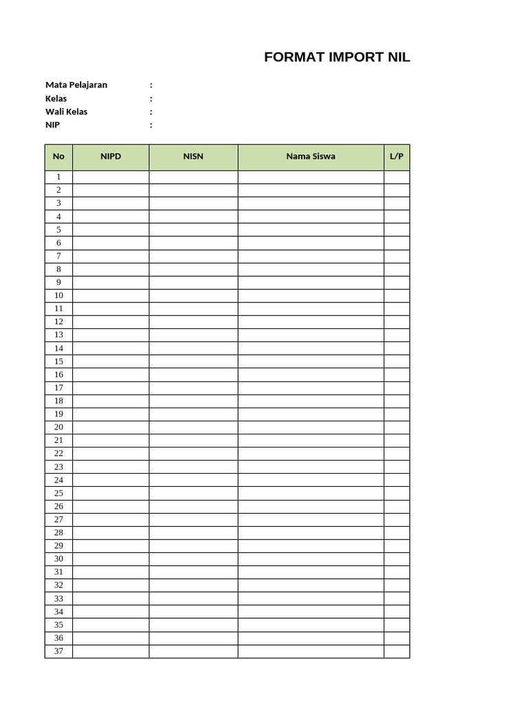 Aplikasi Raport X Ipa | PDF