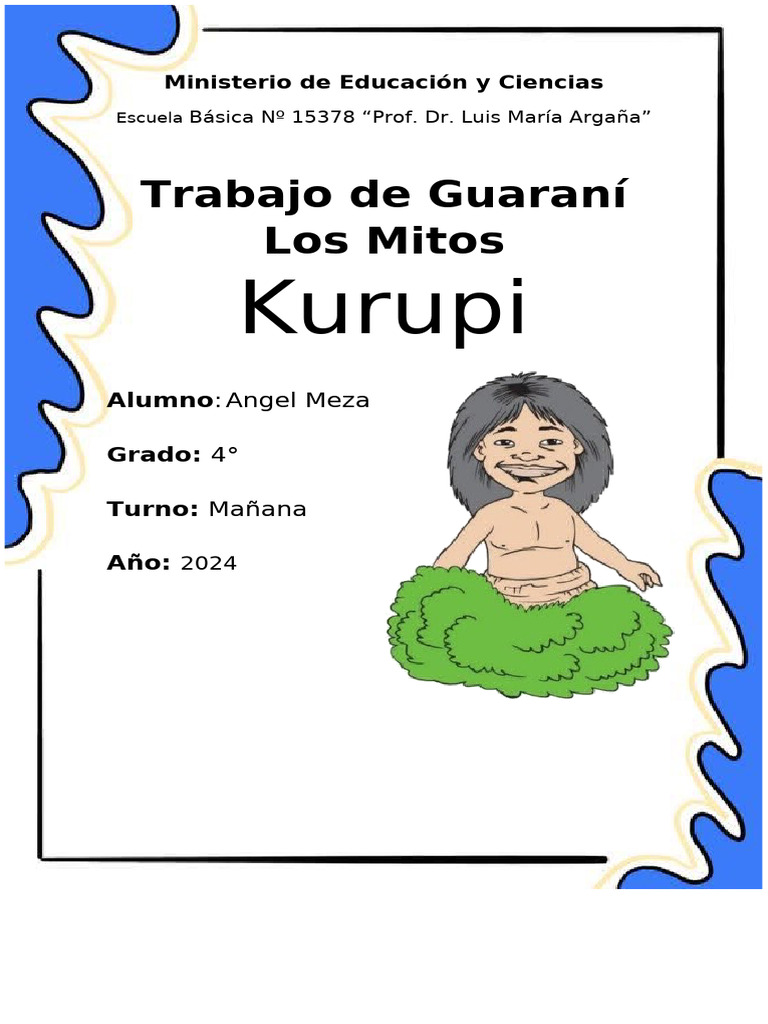 Trabajo Completo Kurupi | PDF