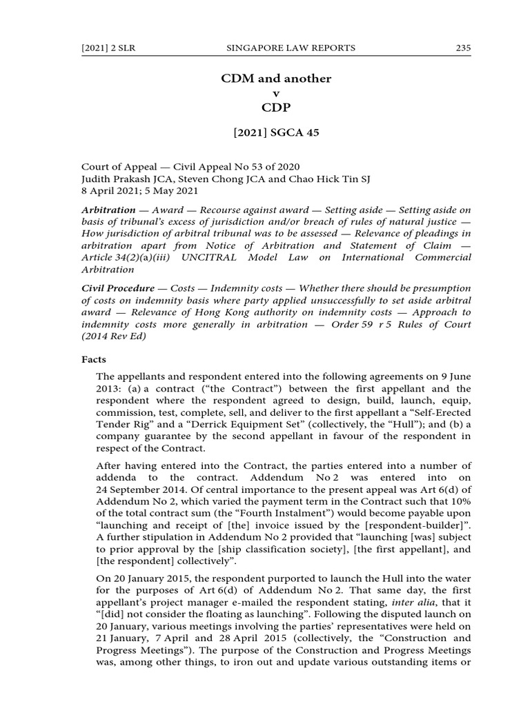 (2021) 2 SLR 0235 | PDF